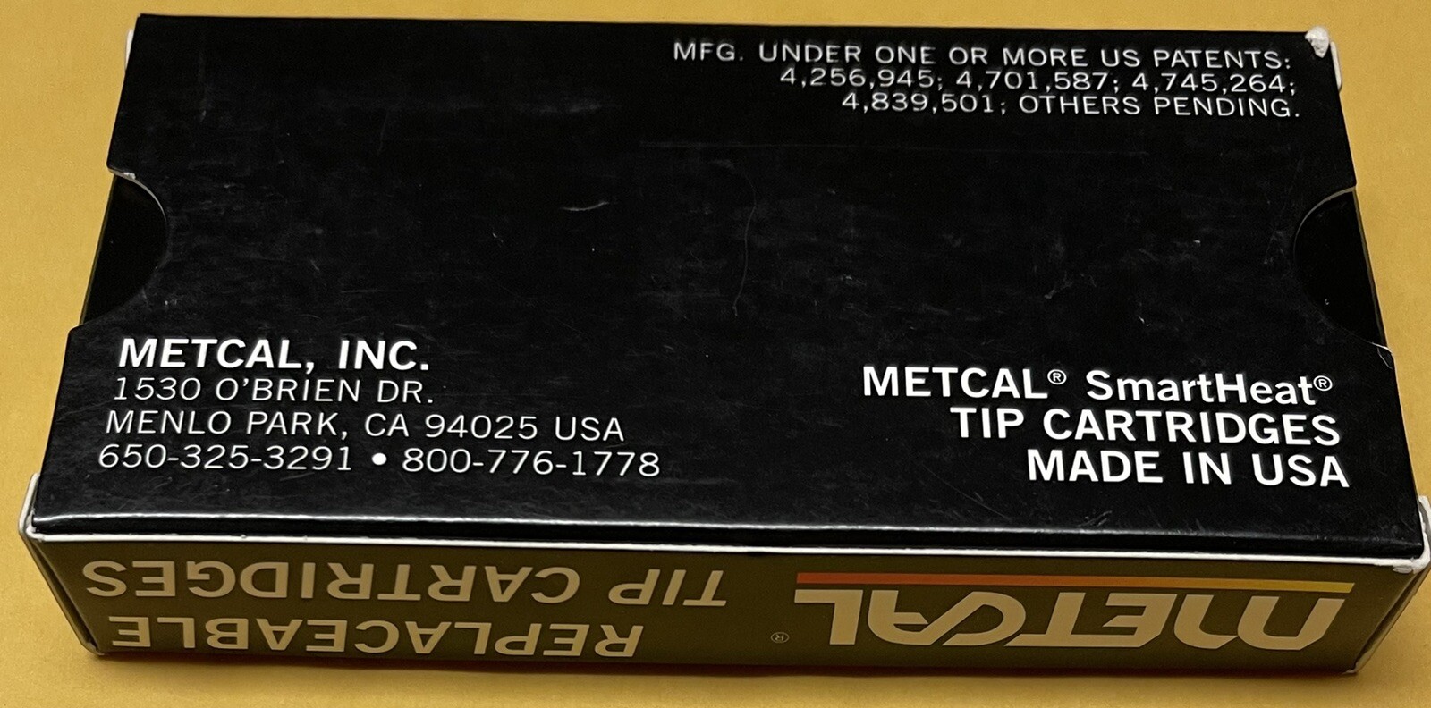 Metcal TATC-605 Tip Cartridge, 600 Temp Series for MX Talon ESD Safe ...