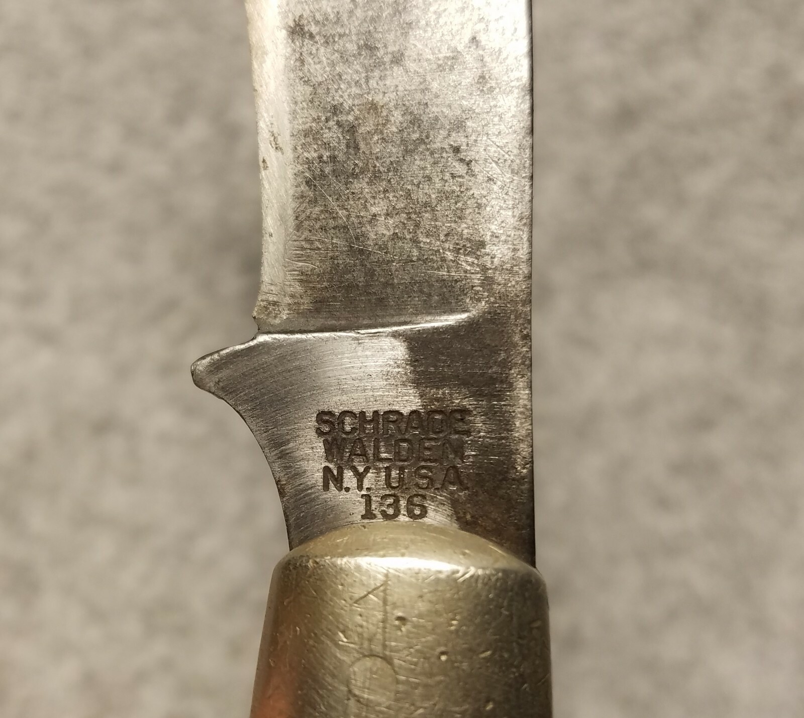 SCHRADE WALDEN N.Y. USA 136 HAWKBILL KNIFE | eBay