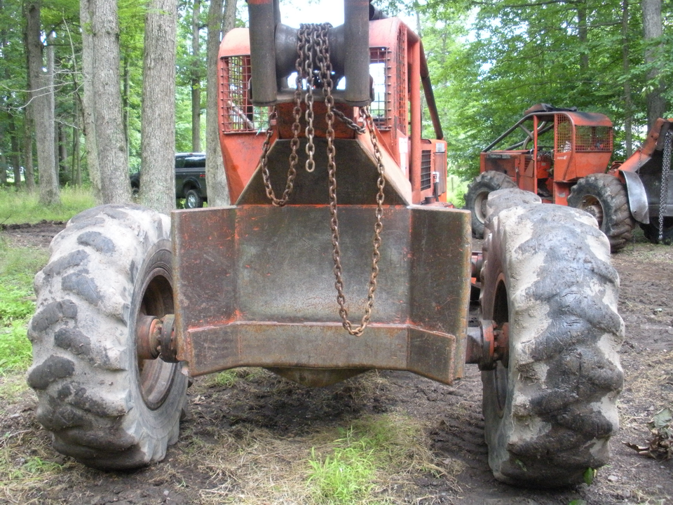 TIMBERJACK 230 Log SKIDDER / Rare Wide Frame SKIDDER / Fresh Rebuilt ...
