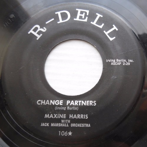 Maxine Harris Ado Bopper 45 Change Partenaires Ne Récit Him VG R-Dell ...