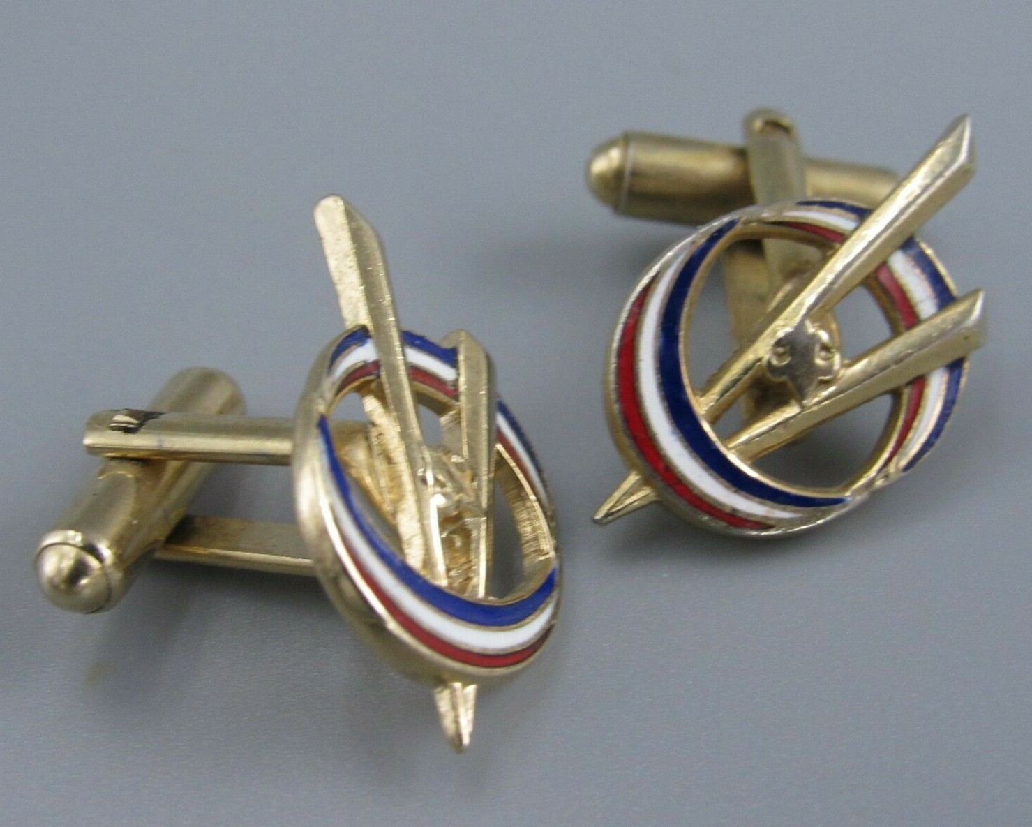 Mens Vintage MECHANICAL ENGINEERING CUFFLINK Costume Jewelry R19 | eBay