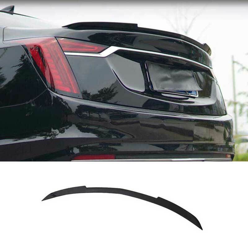 Fit For Cadillac CT6 2019 2020 ABS Carbon Fiber Rear Tail Trunk Spoiler ...