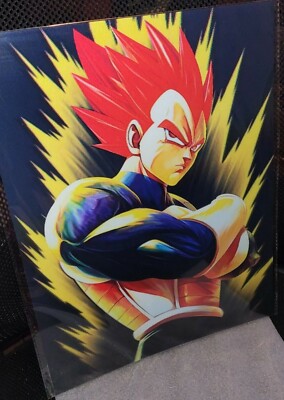 3D Holographic Triple Transition Anime Poster - Lenticular Dragon Ball ...