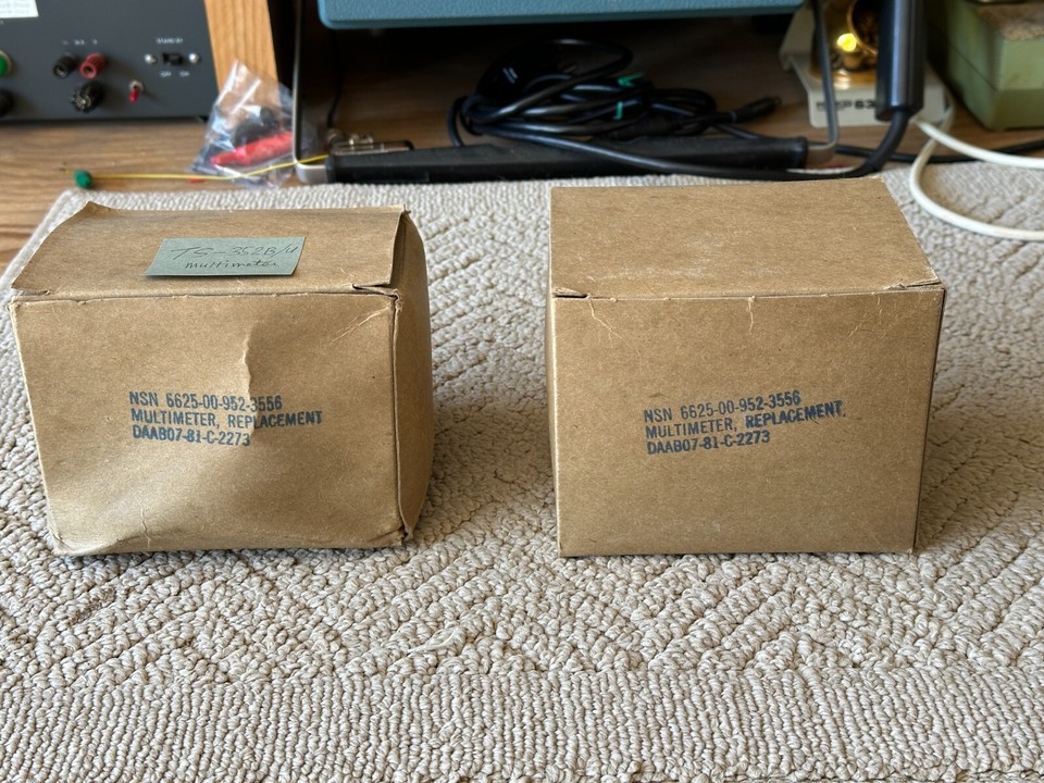 Phastron replacement meter for TS-352B/U military multimeter - 2 NIB | eBay