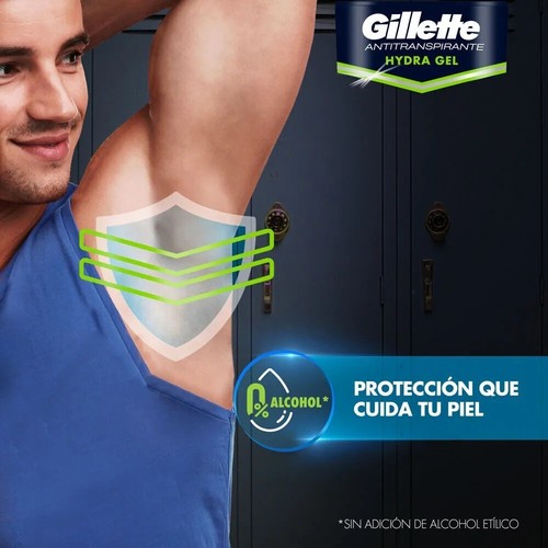 GILLETTE ALOE HYDRA GEL ANTIPERSPIRANT -PACK X 3 GILLETTE ALOE HYDRA ...