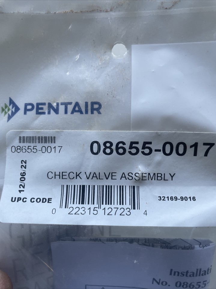 Pentair 2in. Spring Check Valve (08655-0017) | eBay