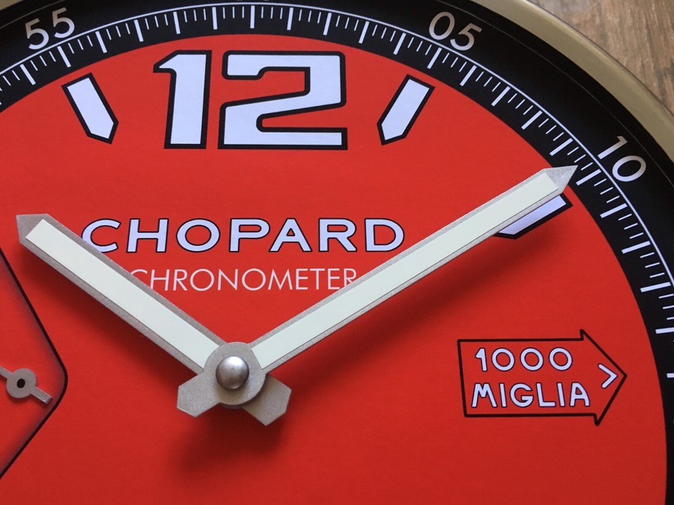 CHOPARD MILLE MIGLIA DEALER WALL CLOCK NEW WITH BARCODE | eBay