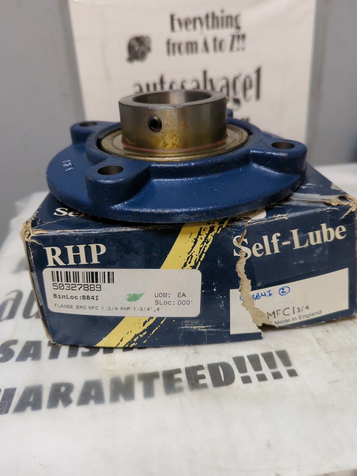 RHP,MFC 1-3/4,FLANGE MOUNT BEARING 4-BOLT BASE 1-3/4 INCH BORE NOS | eBay
