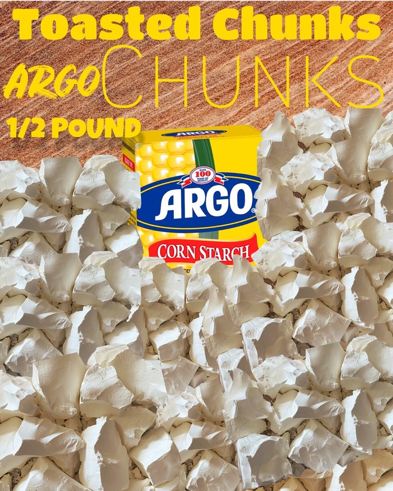 💛1/2 Pound Toasted Argo Corn Starch Pure Chunks💛 | eBay