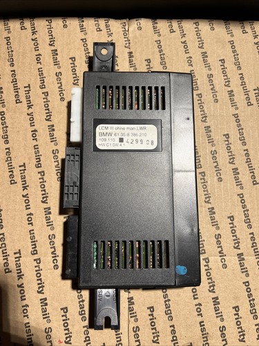 Bmw E39 E38 E53 2001 Electric Control Unit Lcm 3 III Light Control ...