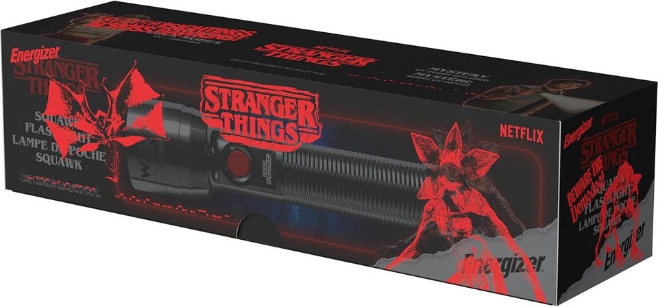 Stranger Things Squawk Retro LED Flashlight, Water Resistant and Drop ...