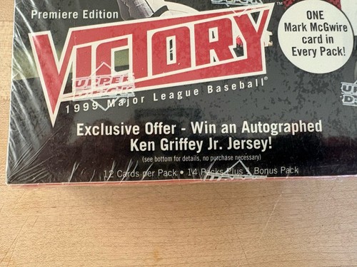 1999 Upper Deck Victory Baseball Factory Sealed Retail Box | eBay