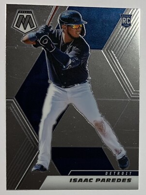2021 Panini Mosaic Baseball Card # 224 Isaac Paredes RC Detroit Tigers ...