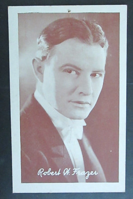 Robert Frazer Movie Actor Arcade Exhibit Card | eBay