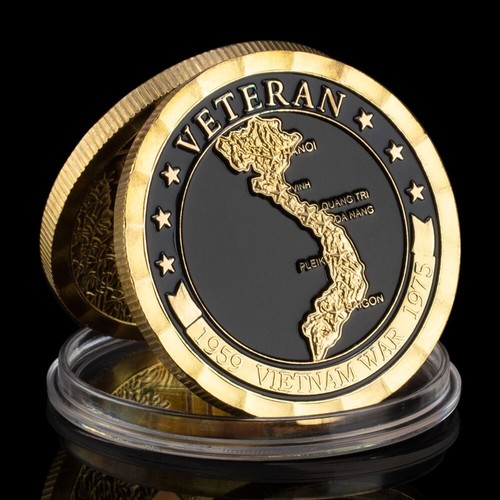 Vietnam War Veteran Ribbon 1959-1975 Challenge Coin Military Veteran ...