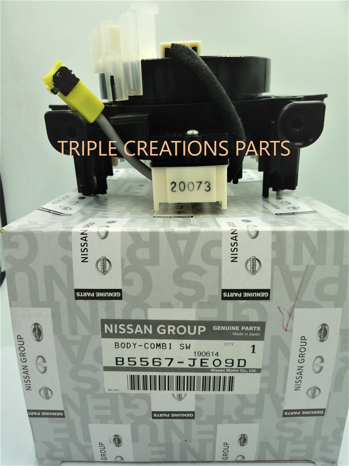 B5567-JE09D Genuine Nissan Infiniti BODY-COMBINATION SWITCH B5567JE09D ...