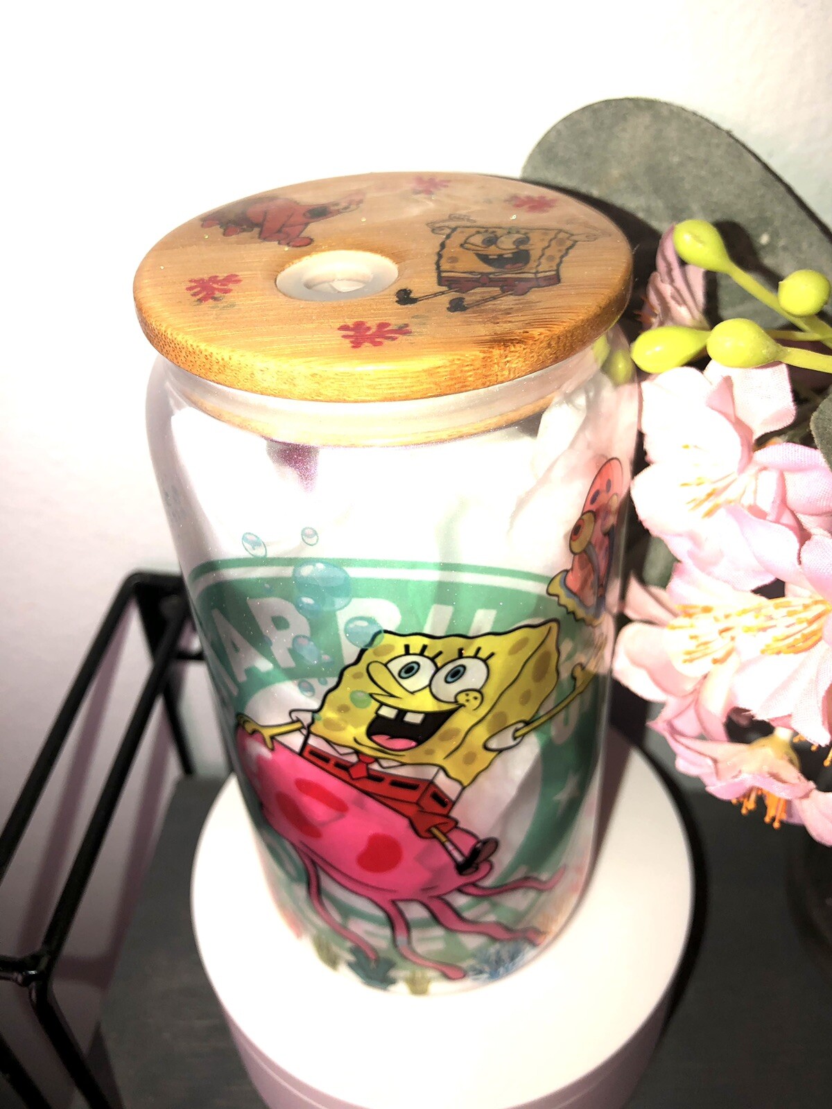 16oz SpongeBob Glass can | eBay