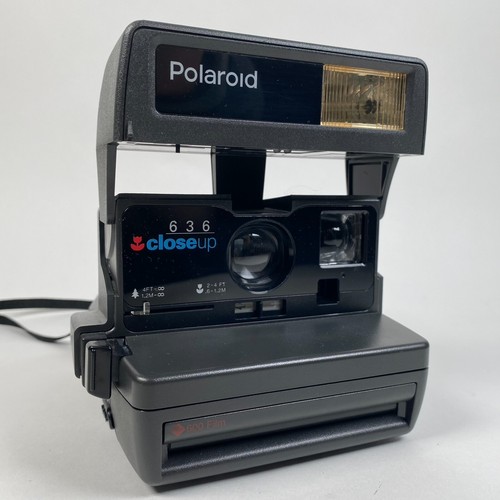 1980s BLACK POLAROID - OneStep CloseUp INSTANT CAMERA - Pre- Owned | eBay