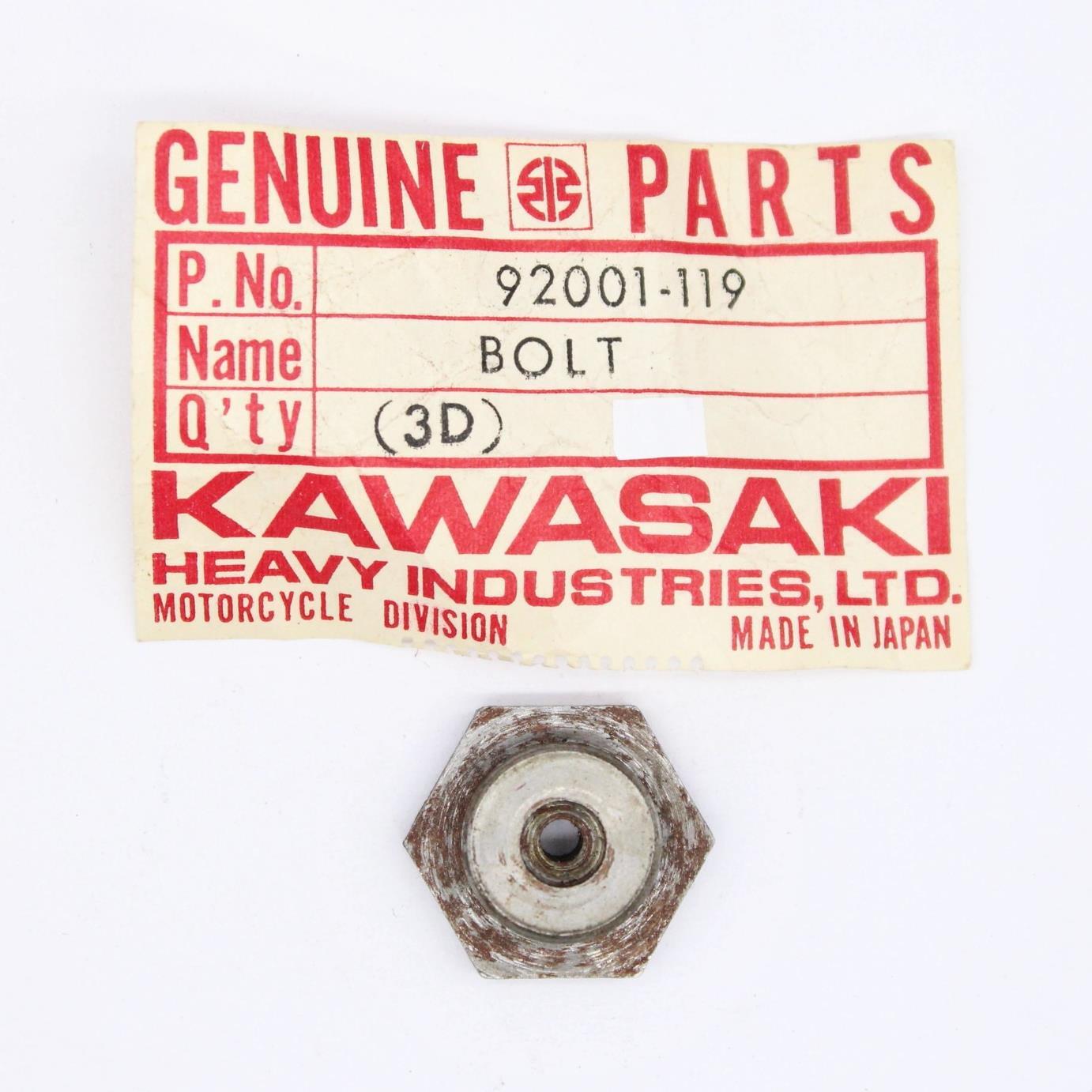 Kawasaki Bolt (Rusted) Part Number - 92001-119 | eBay