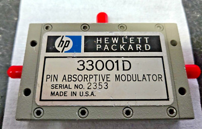 HP Hewlett Packard 33001D Pin Absorptive Modulator 8-18 GHz TESTED ...