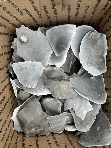 6 Pounds Of High Quality Georgetown Flint Spalls( Big Spalls) Flint ...