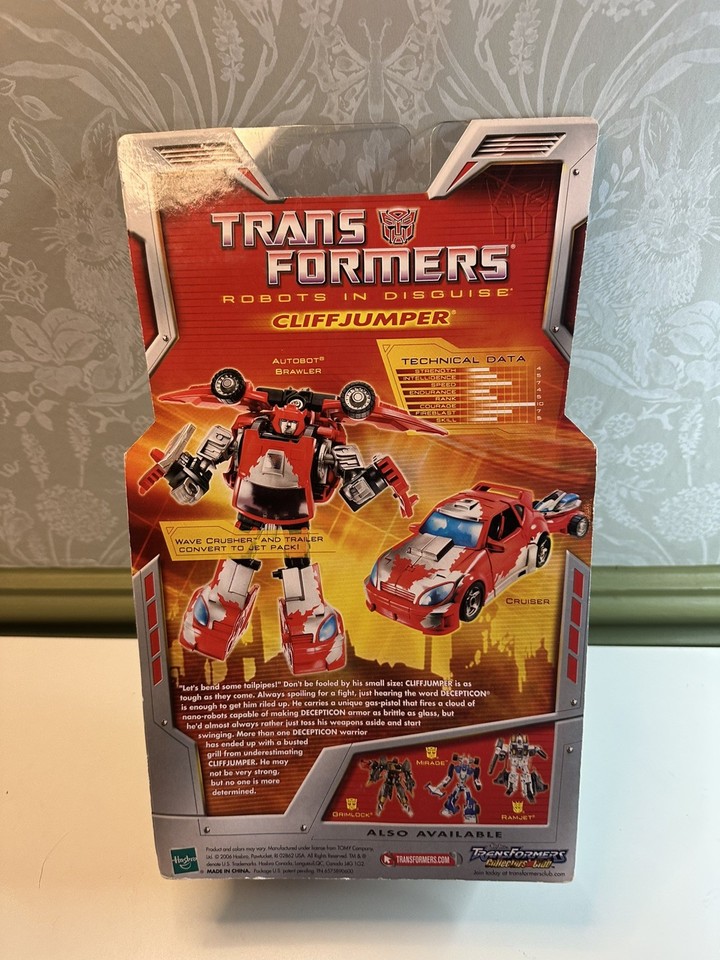 Transformers Classics RID robots in disguise Deluxe Cliffjumper BNIB ...