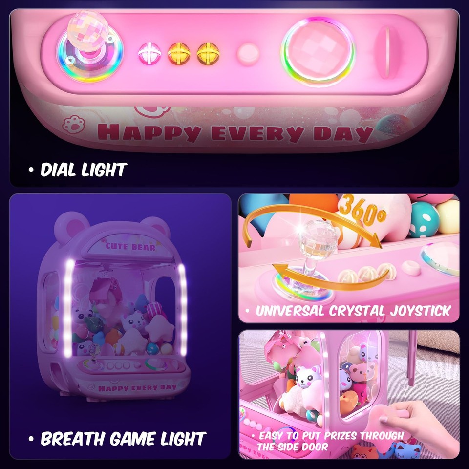 Skirfy Claws Machines for Kids,Unicorns Toys for Age 6+,Kids Games Mini ...