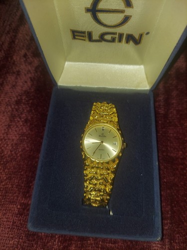 Elgin Quartz Watch Gold Tone | eBay