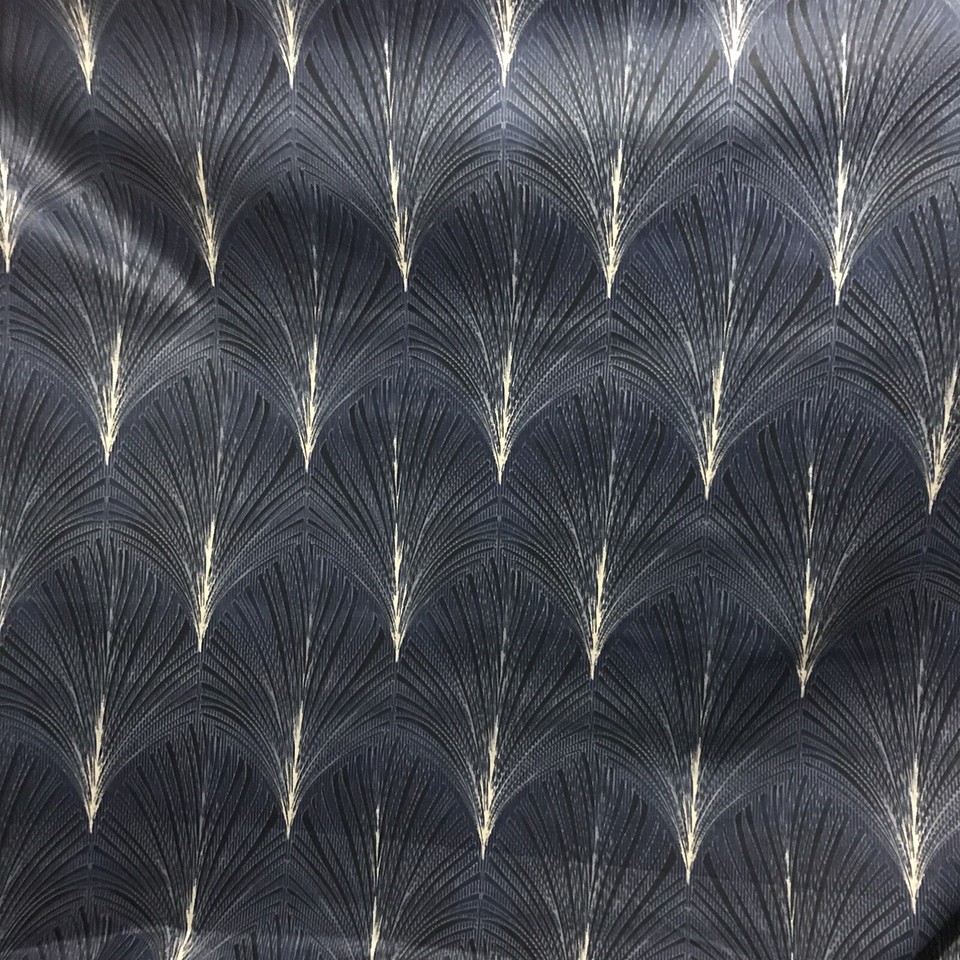 Arte Deco Fontana SMD Geometrico Cotone Floreale Tessuto Tenda 4m Pezzi ...