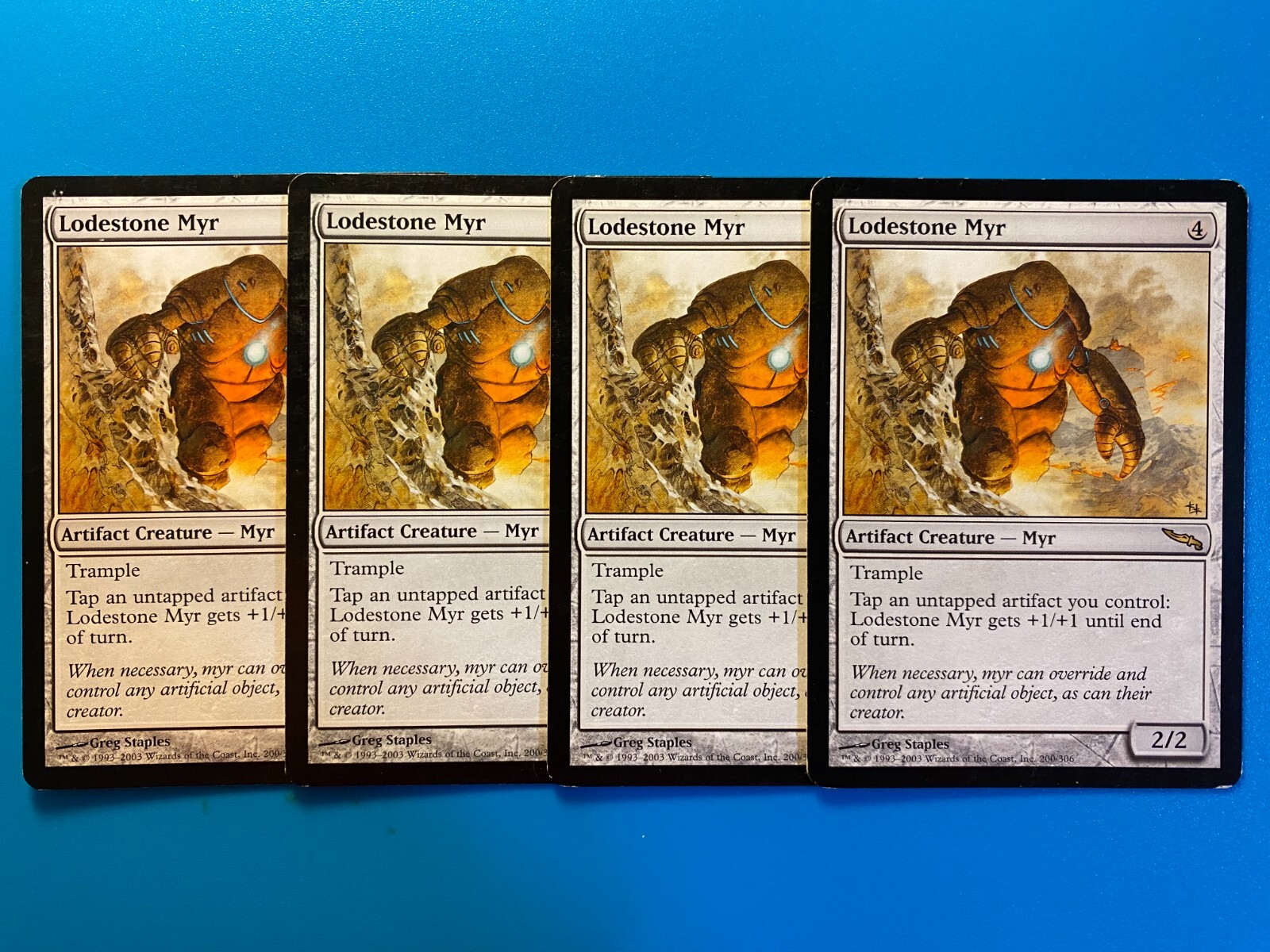 MTG 4x Lodestone Myr Mirrodin Modern Magic the Gathering Card x4 MP | eBay