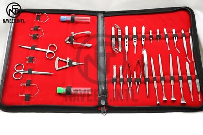 32 Pieces Set Ophthalmic Cataract Eye Micro Surgery Instruments Kit ...