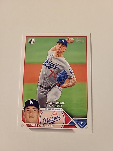 2023 Topps Update Base Bobby Miller RC Los Angeles Dodgers #US40 Rookie ...