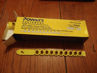 Yellow Powers Fasteners .27 Cal | eBay