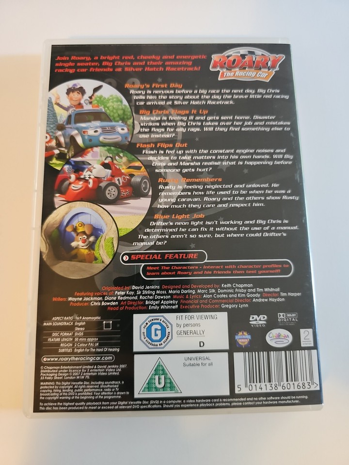 Roary the Racing Car - Roary's First Day - (DVD) UK Import | eBay