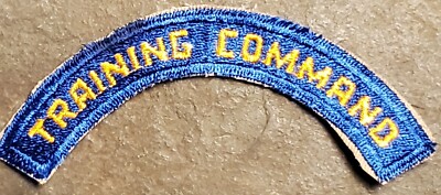 USAAF ARMY AIR FORCES Training Command Shoulder Arc Tab Rocker Cut ...