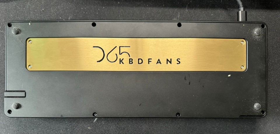 Custom KBDFANS D65 65% Hotswap Mechanical Keyboard Black Box Ink V2 ...