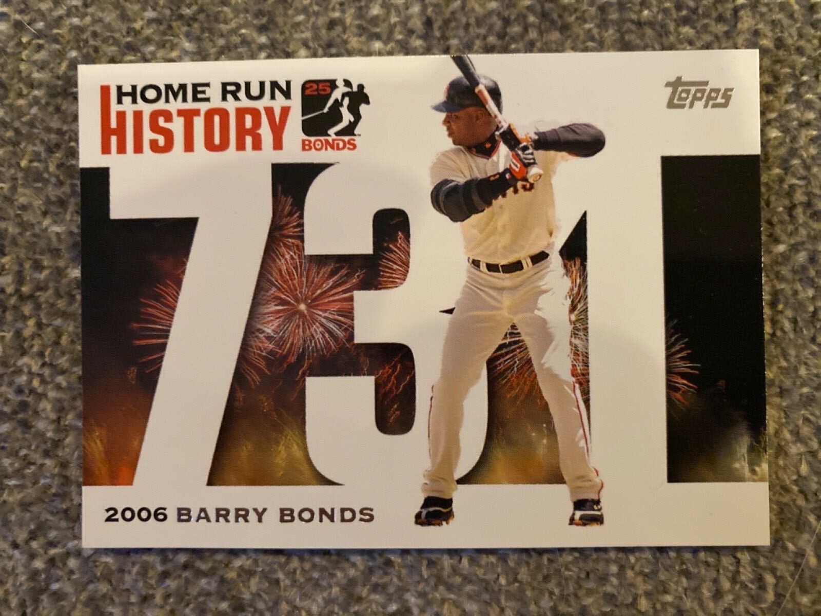 2006 Topps Update Barry Bonds Home Run History #BB731 Baseball Card | eBay