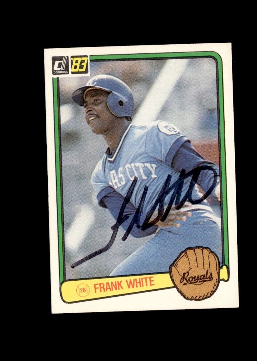 Frank White 1983 Donruss Royals authentic autographed card | eBay