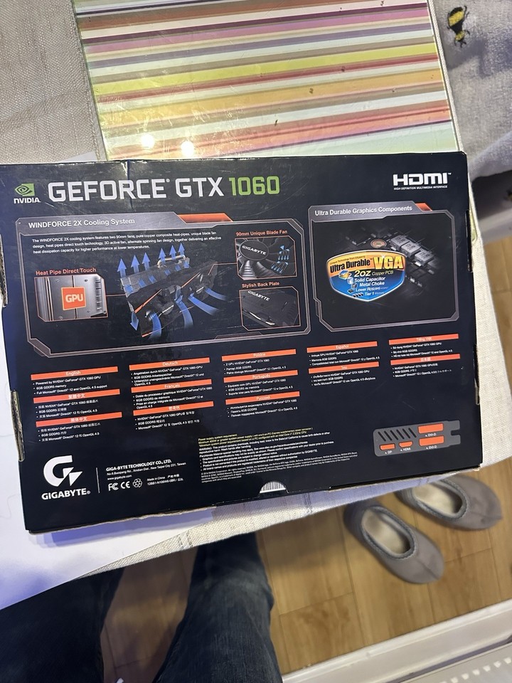 Gigabyte NVIDIA GeForce RTX 1060 6GB Graphics Card NEW!!! | eBay.de