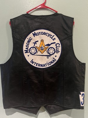 Vintage Motorcycle Club Vest. Genuine Leather | eBay