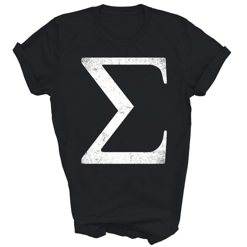 Sigma Symbol Logo Greek Letter Unisex Shirt Gift | eBay
