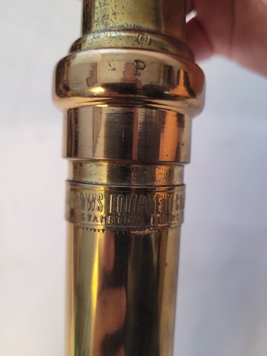 Antique Brass Farm Grain Probe Burrows Equipment Co Evanston Illinois ...