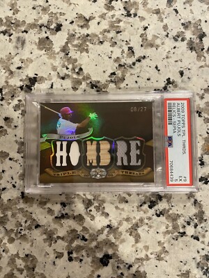 2009 Topps Triple Threads Albert Pujols Relics Sepia /27 | eBay