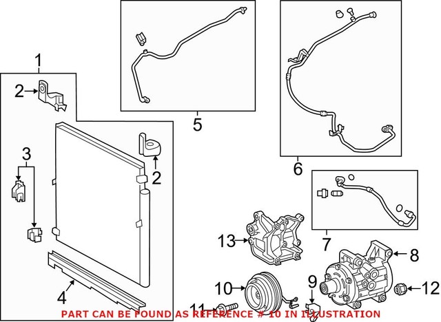 Genuine OEM A/c Compressor Clutch for Toyota 8841004070 for sale online ...