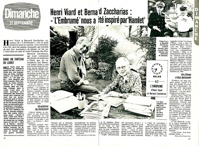 Coupure de presse Clipping 1980 Henri Viard & Bernard Zaccharias (2 ...