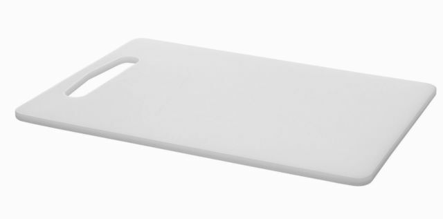 Professional Chopping Board IKEA Plain White Plastic Cutting Kitchen ...