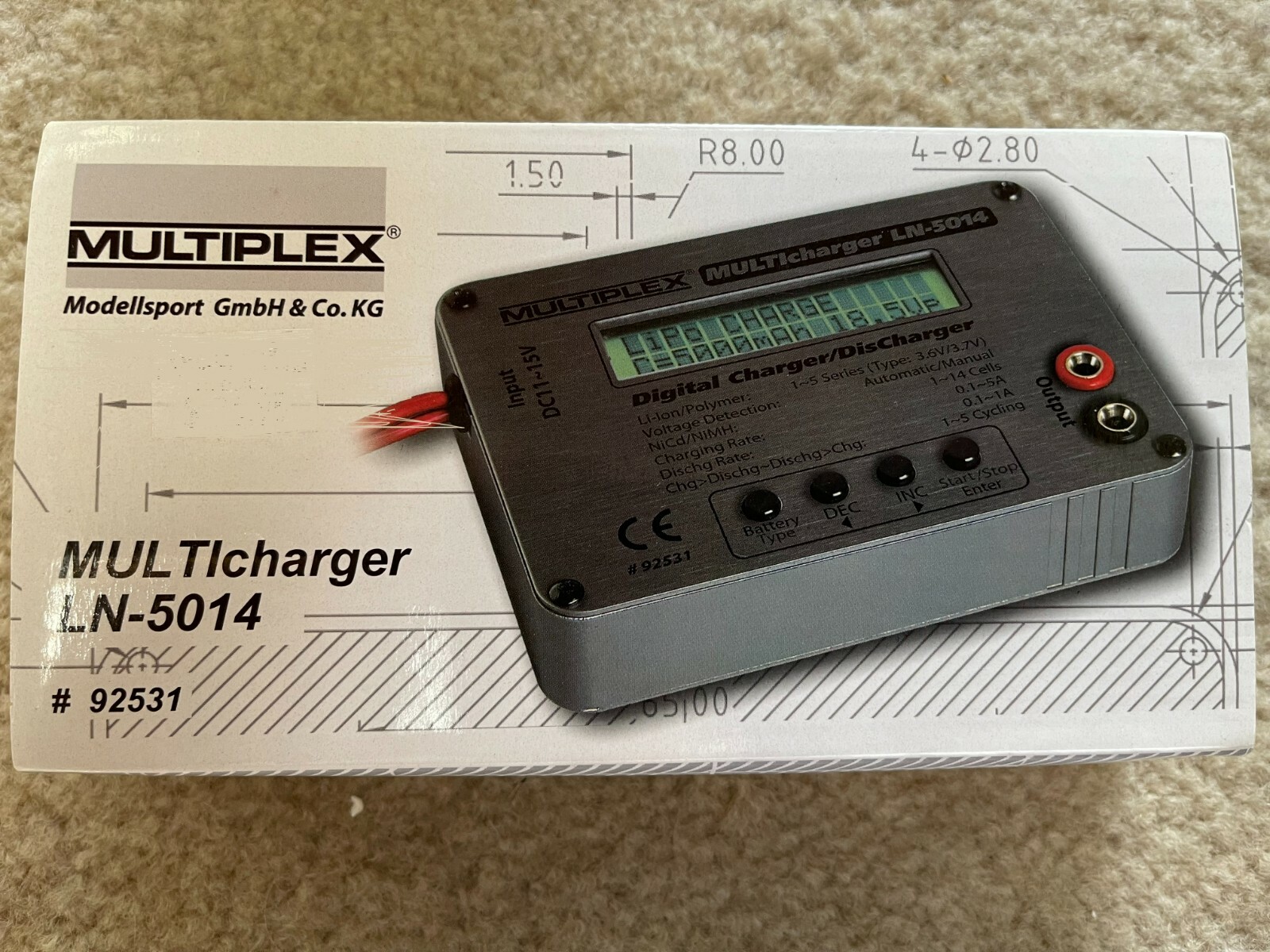 Multiplex Multicharger LN-5014, Radio Control Battery Charger for Lipo ...