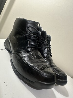 Adidas Muhammad Ali Mid Boot Men’s Size 9 Black Alligator Print SUPER ...