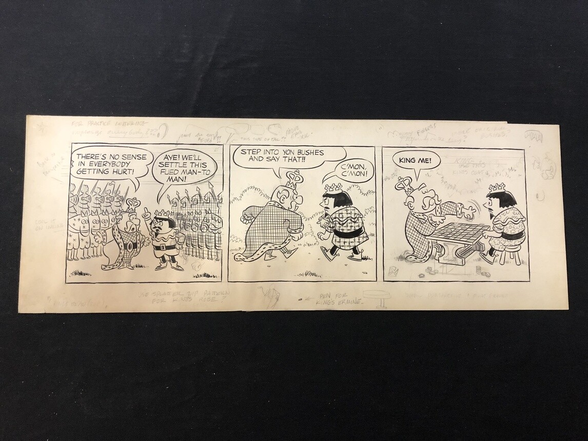 Unpublished Short Ribs Comic Strip Art- Nice - | eBay
