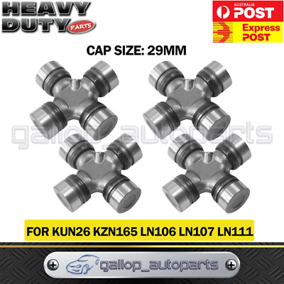4 X UNIVERSAL JOINT fit TOYOTA HILUX TGN169R VZN167R VZN172R YN65R ...
